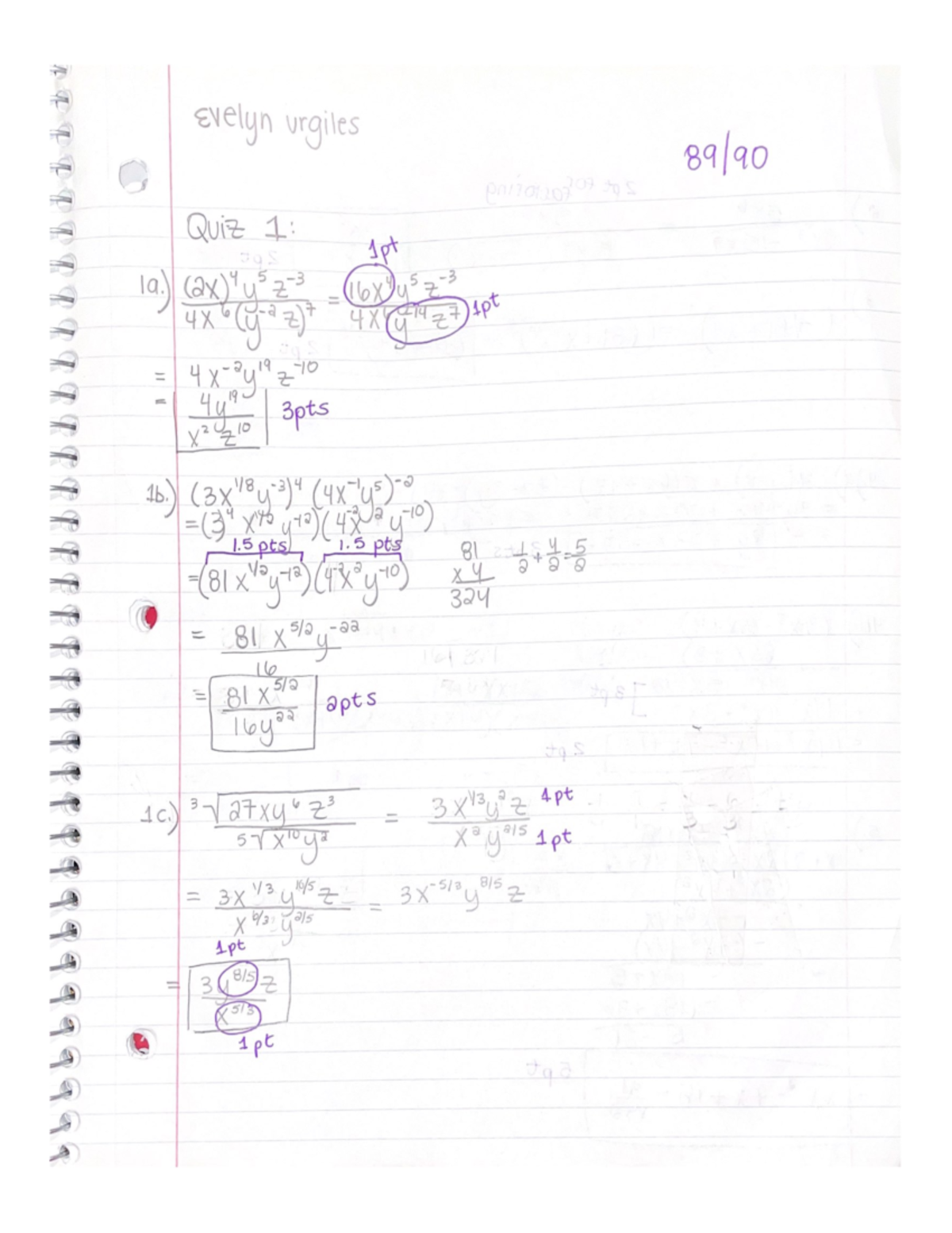 Algebra Quiz Review Pt. 2 - 1022 - Studocu