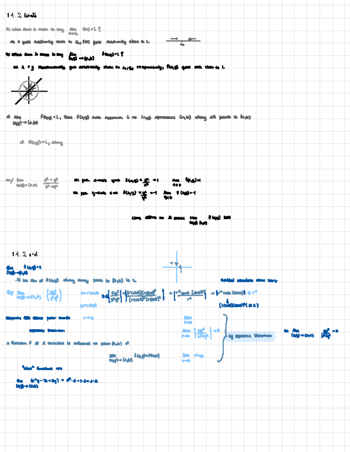 Calc Lecture Notes Russell Limits 14 Limits 14 C D Q What Does It Mean To Say Eim→ Fix L