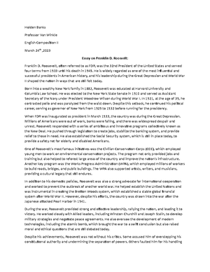 Document 48 - Ronald Reagan Assignment - Holden Banks Professor ...