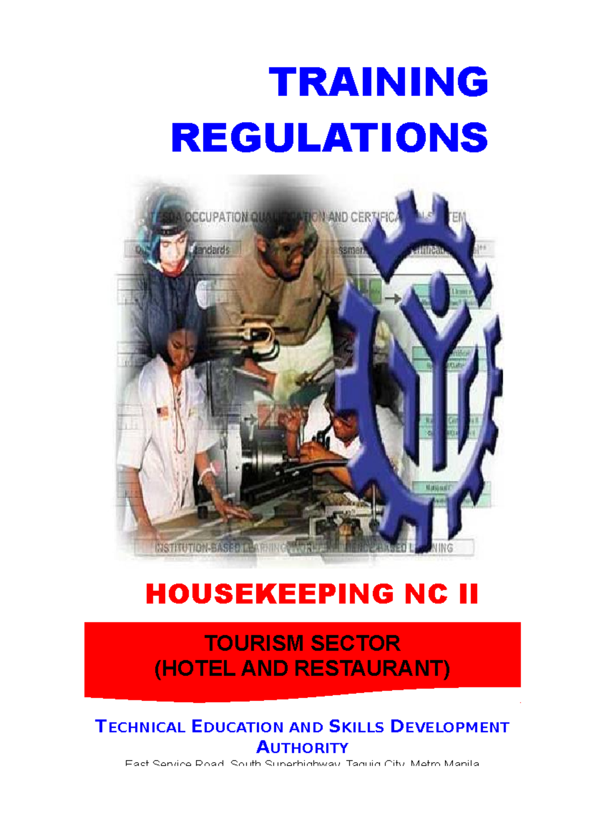 TR - Housekeeping NC II - HOUSEKEEPING NC II TRAINING REGULATIONS ...