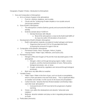 Geography Chapter 2 - Notes - Geography Chapter Portraying Earth 1 ...