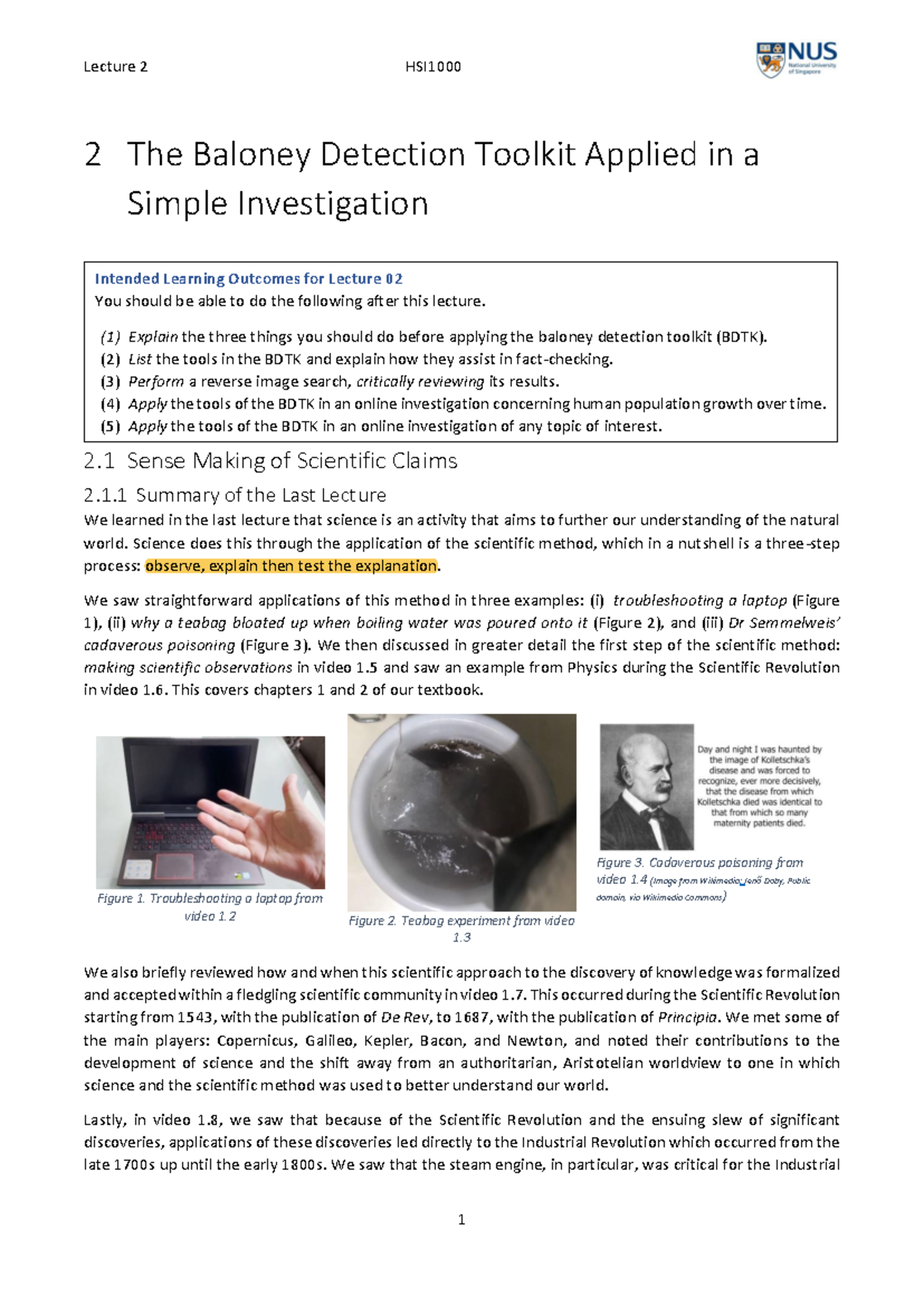 L02 Detailed Notes - 2 The Baloney Detection Toolkit Applied in a ...