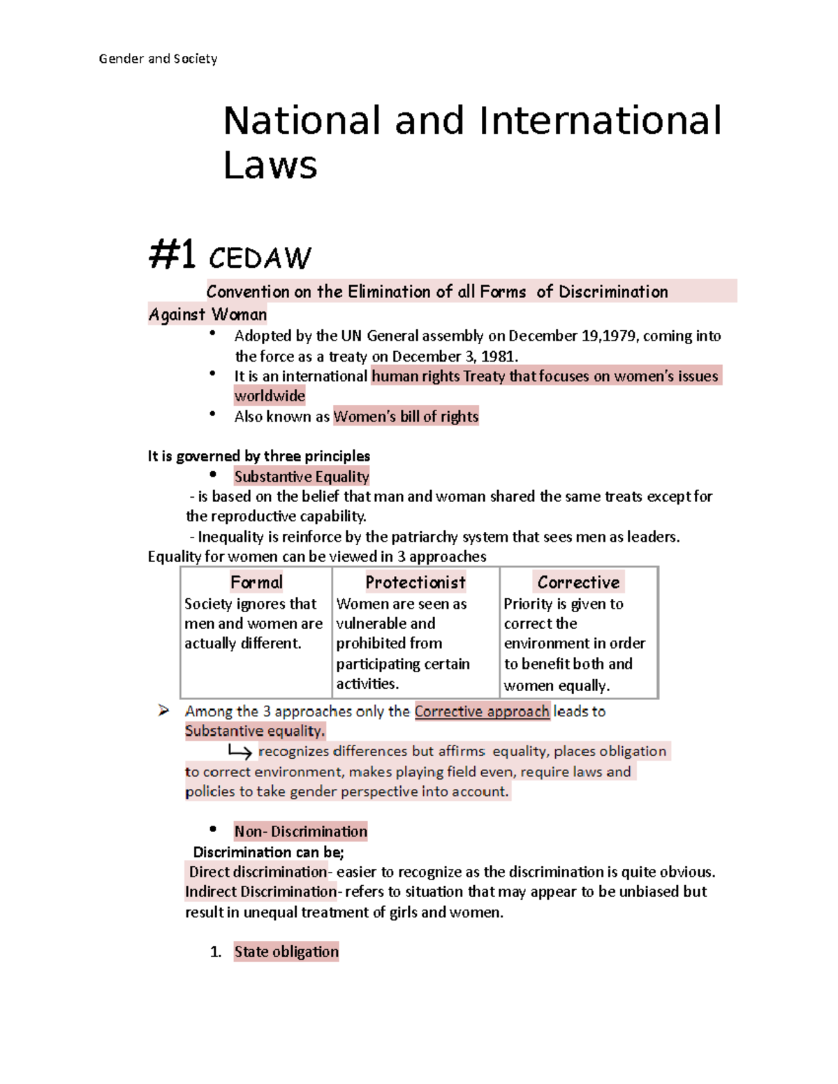 National and International Laws - National and International Laws #1 ...