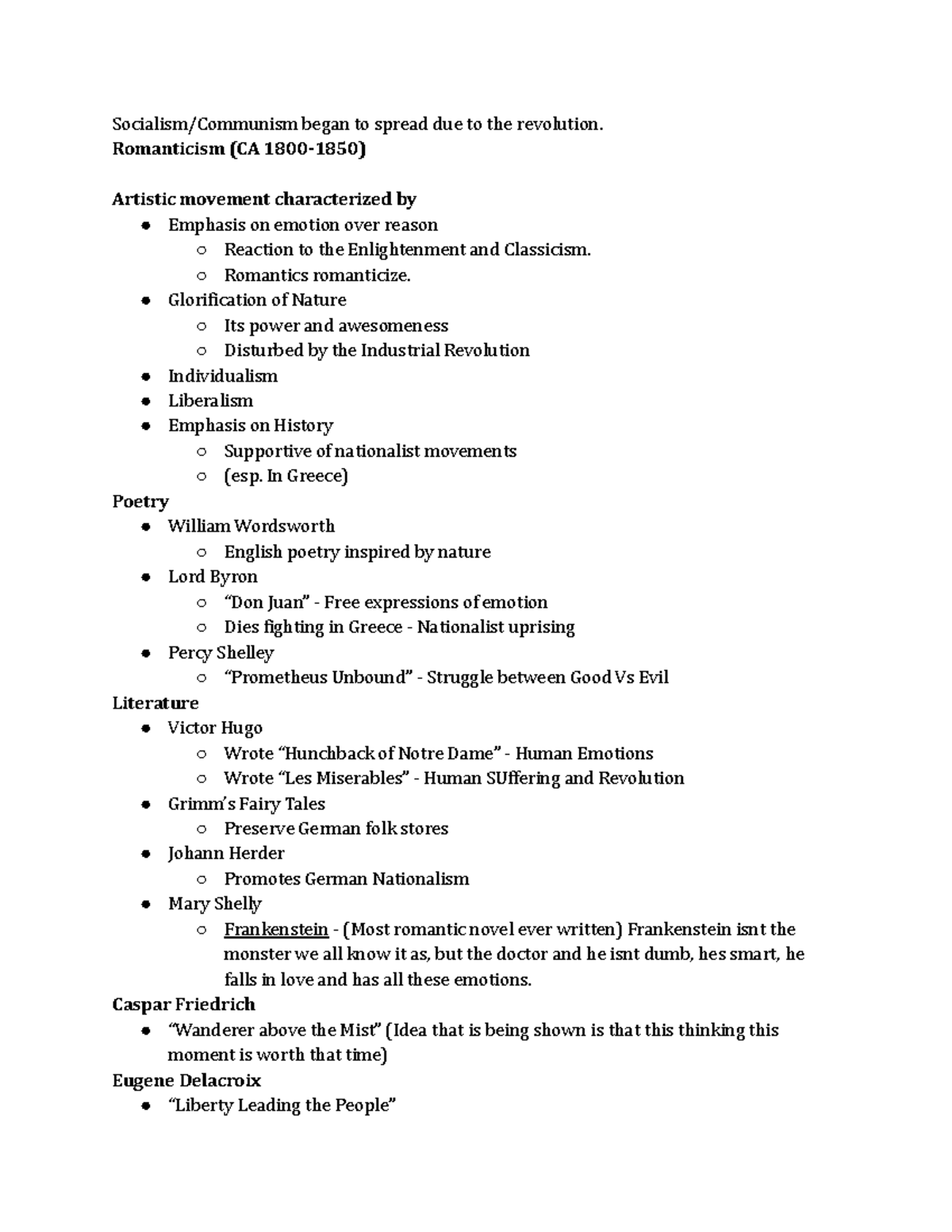 Euro History Chapter 4 - Socialism/Communism began to spread due to the ...