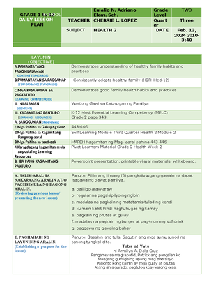 Gender and development (GAD) training Matrix for Teachers in Elementary ...