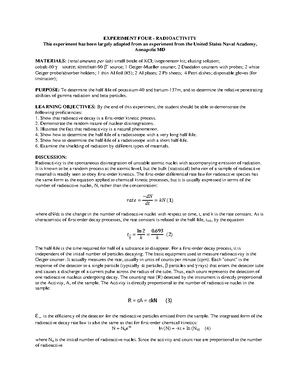 Experiment 5 calibration of the temperature probe - CALIBRATION OF THE ...