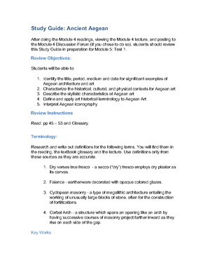 Americas to oceania lecture notes - The Arts of the Americas ...