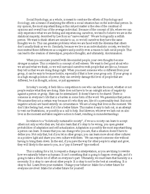 Chapter 6 The need to justify our actions - LO 6 Explain what cognitive ...