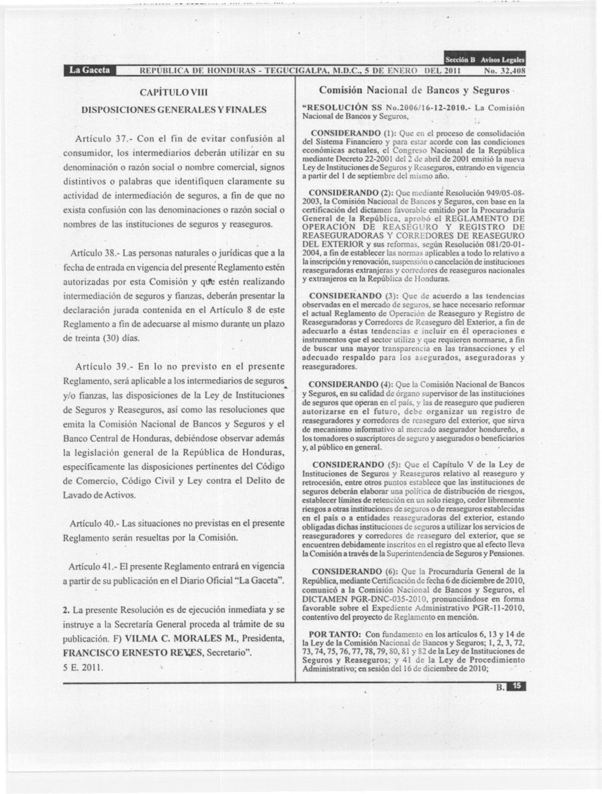 Reglamento de operación de reaseguro y registro de reaseguradoras y corredores de reaseguro del ...