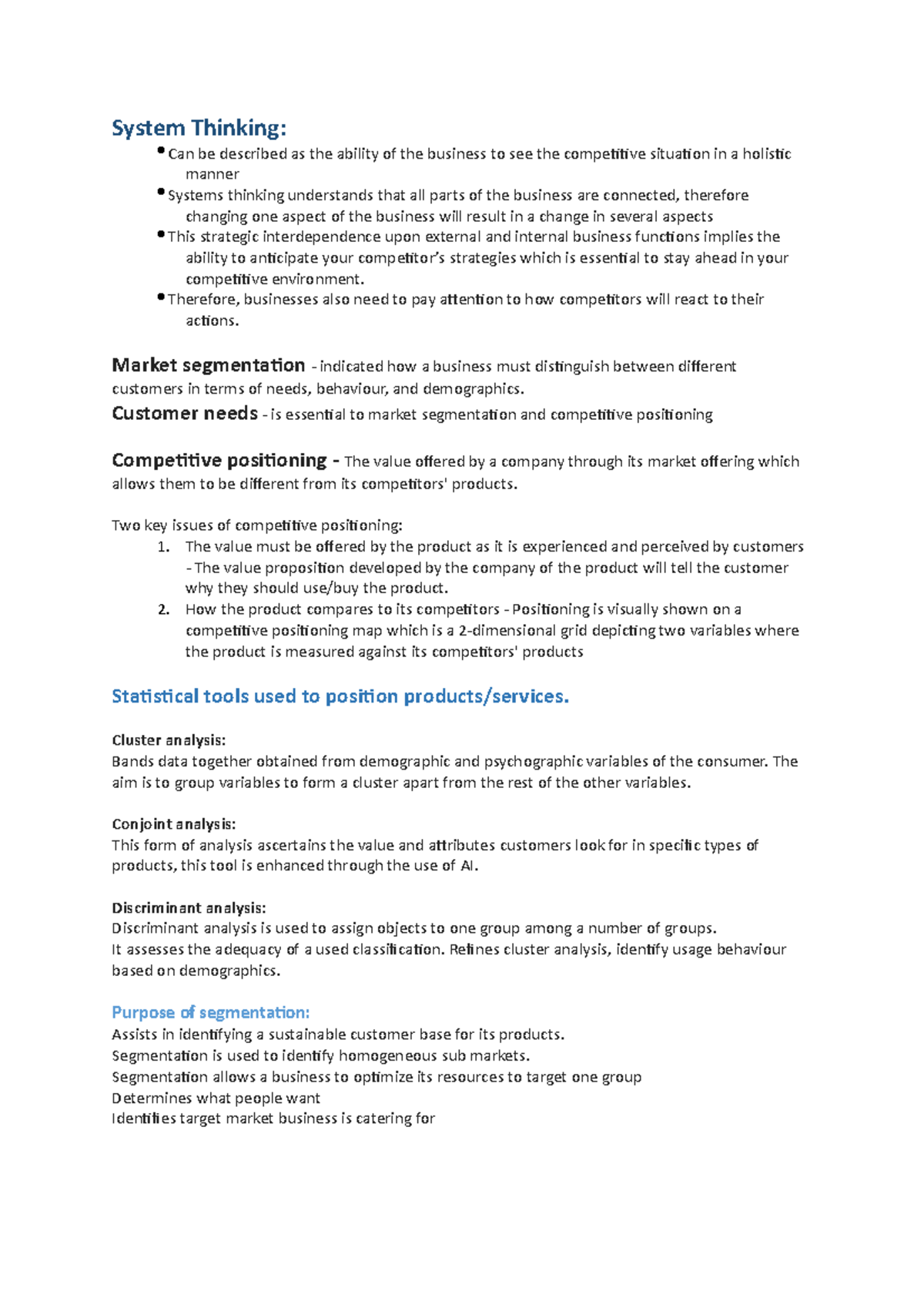 Chapter 7 - In-depth and concise notes that aid you in completing BEM ...