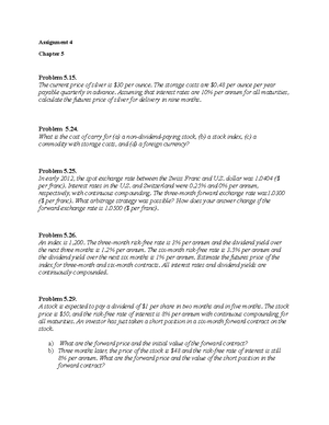 Chapter 12 3 - Worksheet 3 - Chapter 12 Worksheet 3 1. A stock price is ...