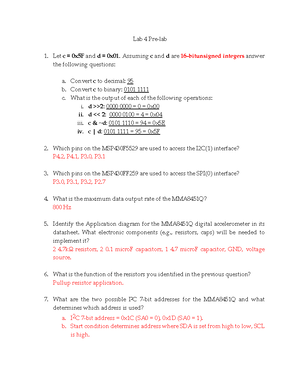 Lab Check Off 3 - Lab 3 CheckOff BMEN 3150 In class assignment 1: Case 1: int LED1 = 2; int LED2 ...