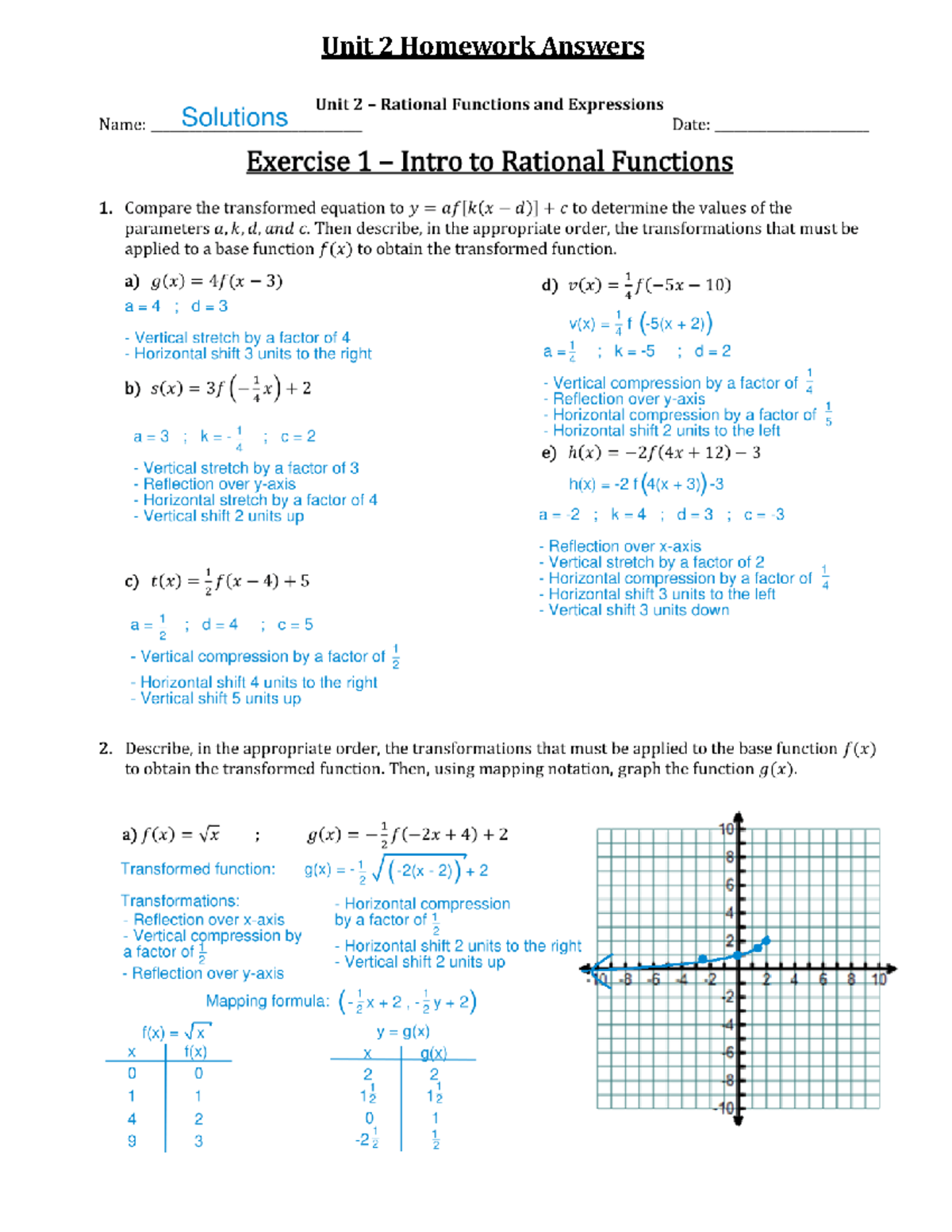 Unit 2 Homework Solutions (L1-L8) - Unit 2 Homework Answers - Studocu