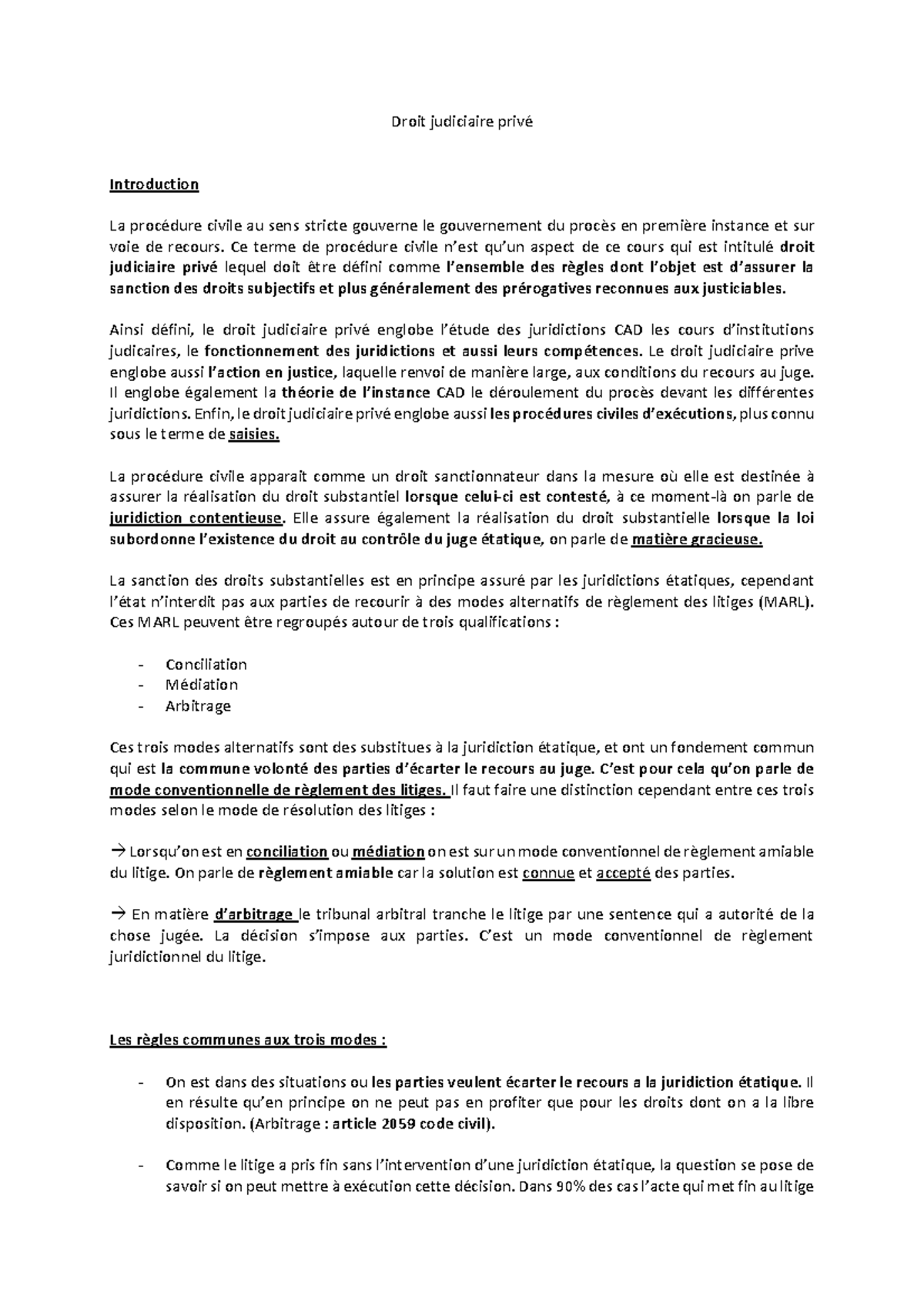 L3-Droit judiciaire privé - Warning: TT: undefined function: 32 Droit judiciaire privé ...