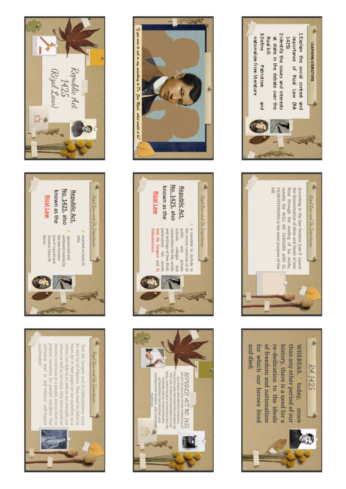 CM 2 Republic Act 1425-Rizal Law - RESTRICTED RESTRICTED RESTRICTED ...