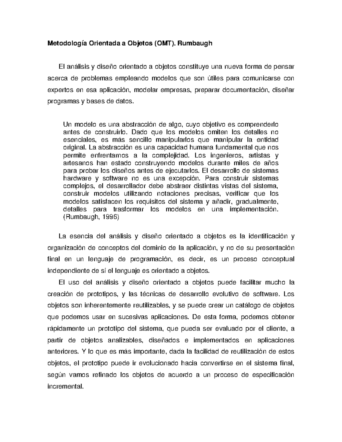 Metodologc 3ada orientada a objetos omt james rumbaugh - Metodología ...