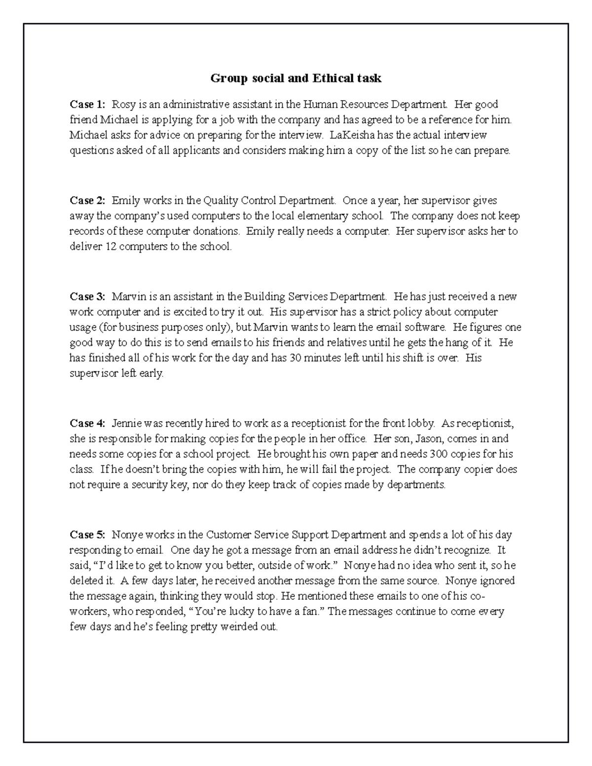 Group social and Ethical task 26102022 113945 am - Group social and ...