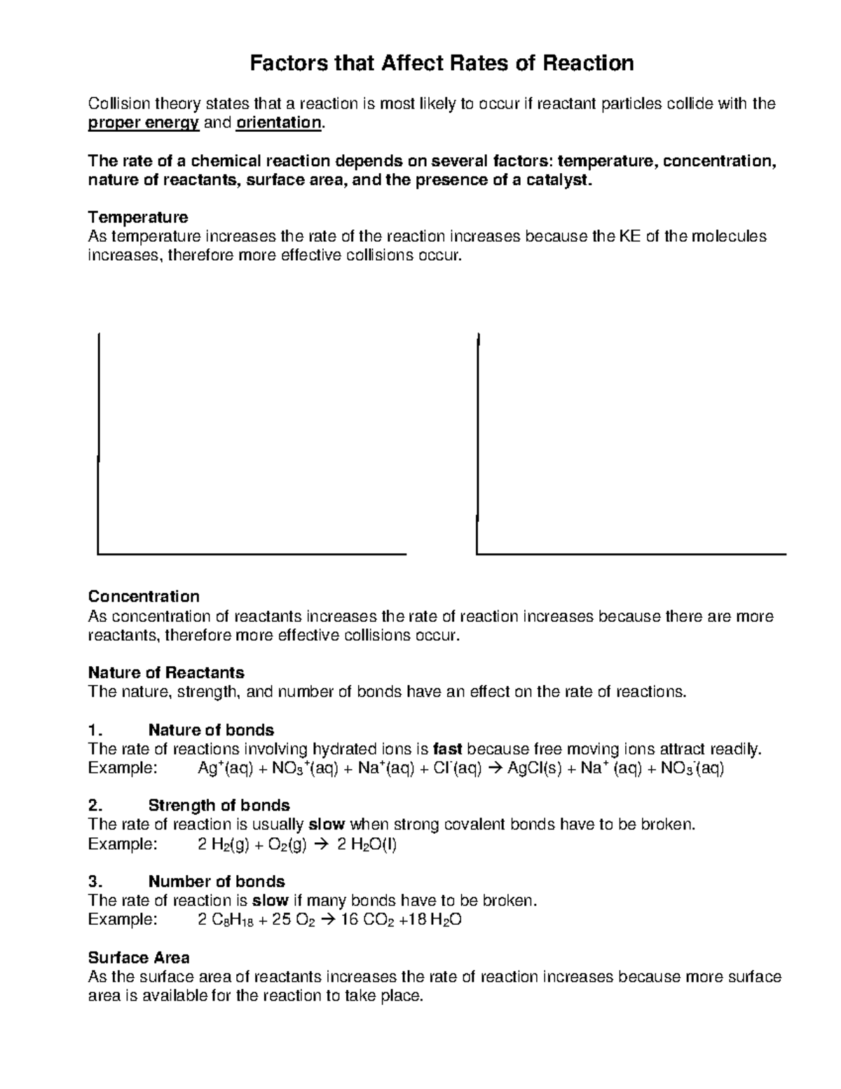 01 - Rates of Reactions and Factors Affecting Rates.pdf - Factors that ...