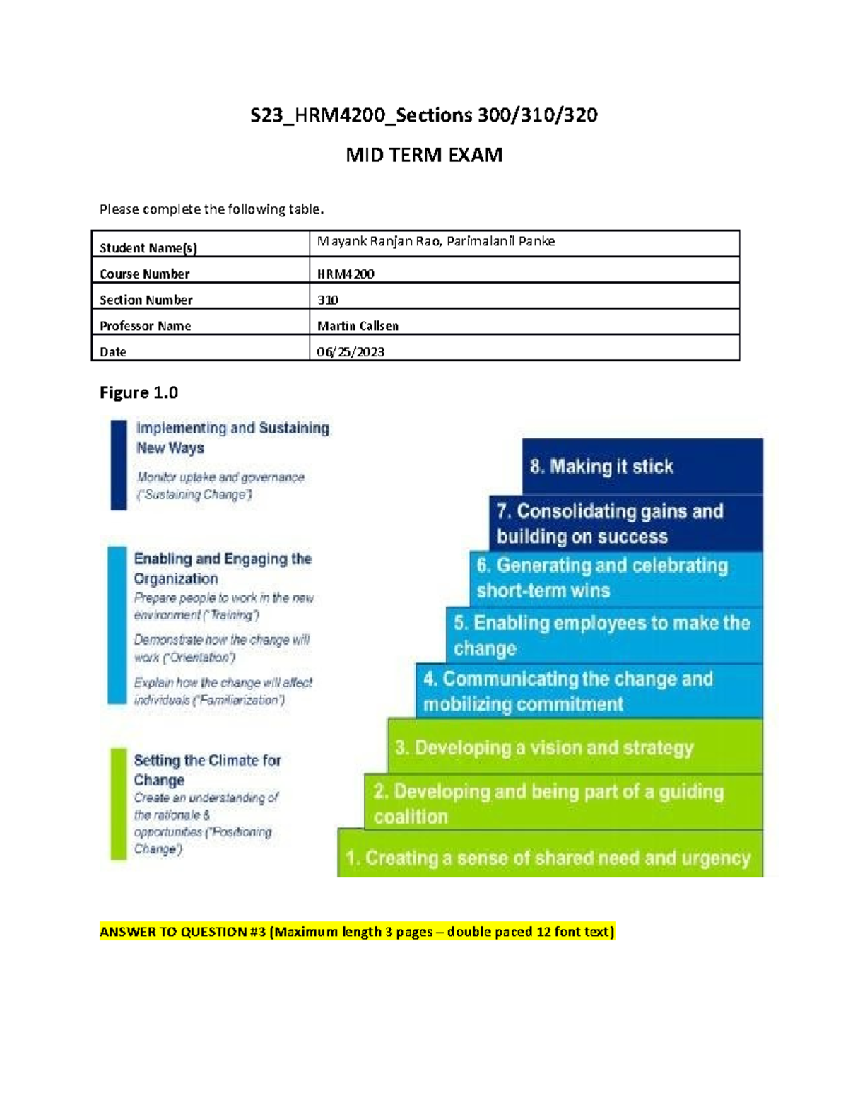 S23 HRM4200 Mid Term Instructions - S23_HRM4200_Sections 300/310/ MID ...
