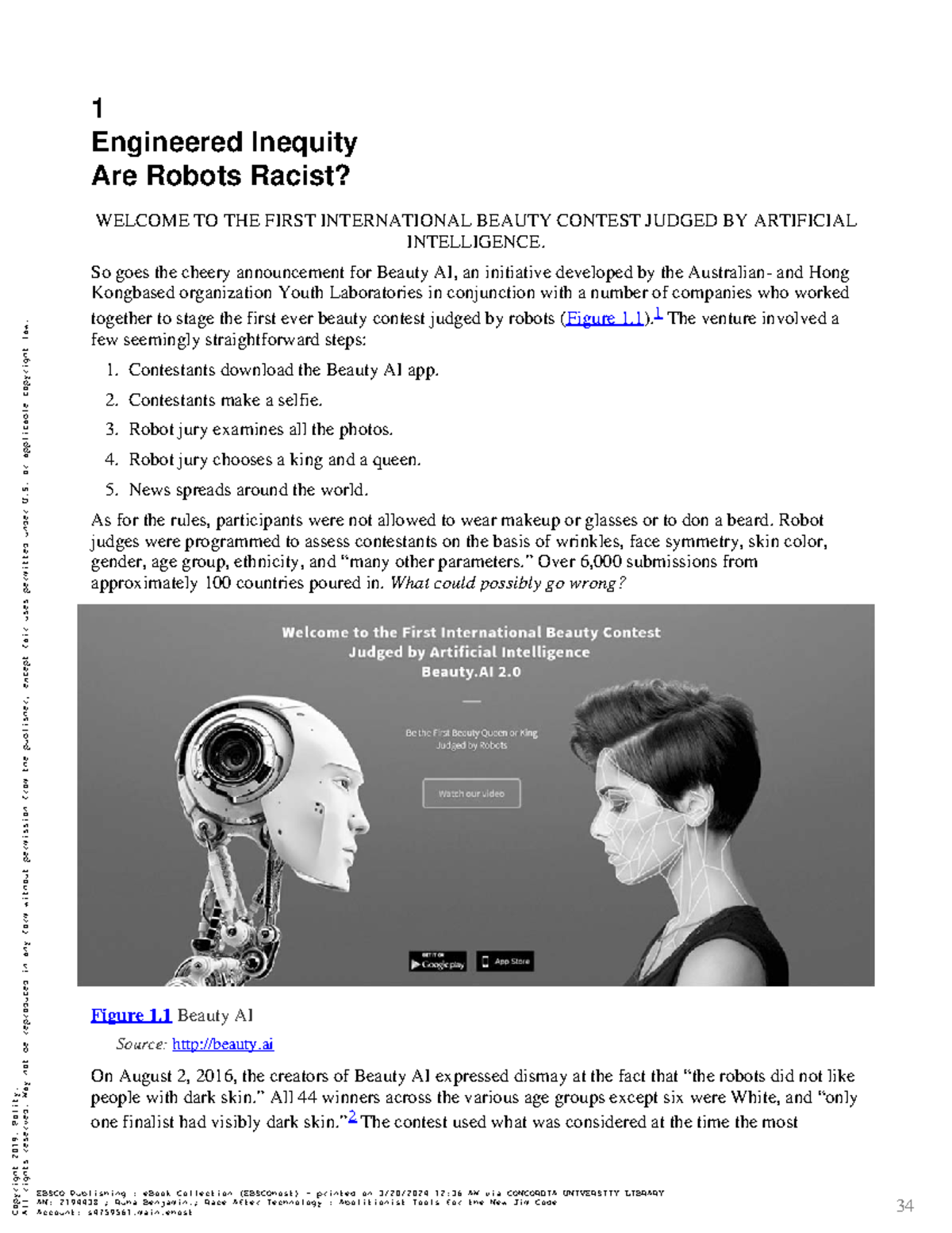 Ruha Benjamin 2019 1Engineered Inequity Race After Technology Ab - 34 1 ...