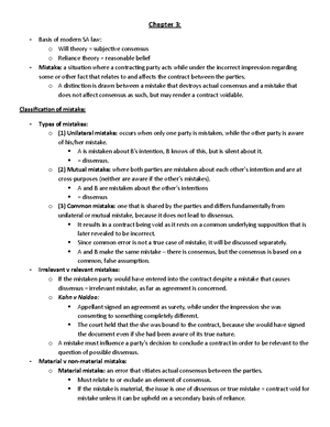 Contract of Sale Notes 1 - CONTRACT OF SALE Introduction 1 Definition ...