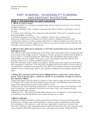 CTI2318 2003 LAB6 Crystal Thibodeaux - Crystal Thibodeaux Cryptography ...