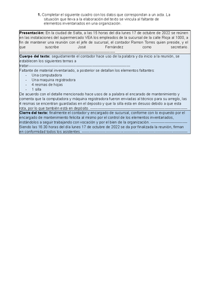 TP N°5 Carta consigna - TRABAJO PRÁCTICO ACTIVIDAD OBLIGATORIA. DEBE ...