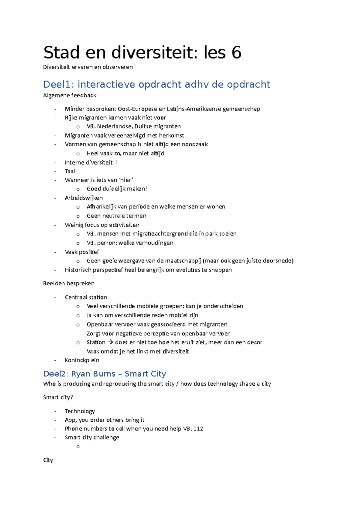 Stad en diversiteit les 6 - Nederlandse, Duitse migranten Migranten vaak vereenzelvigd met ...