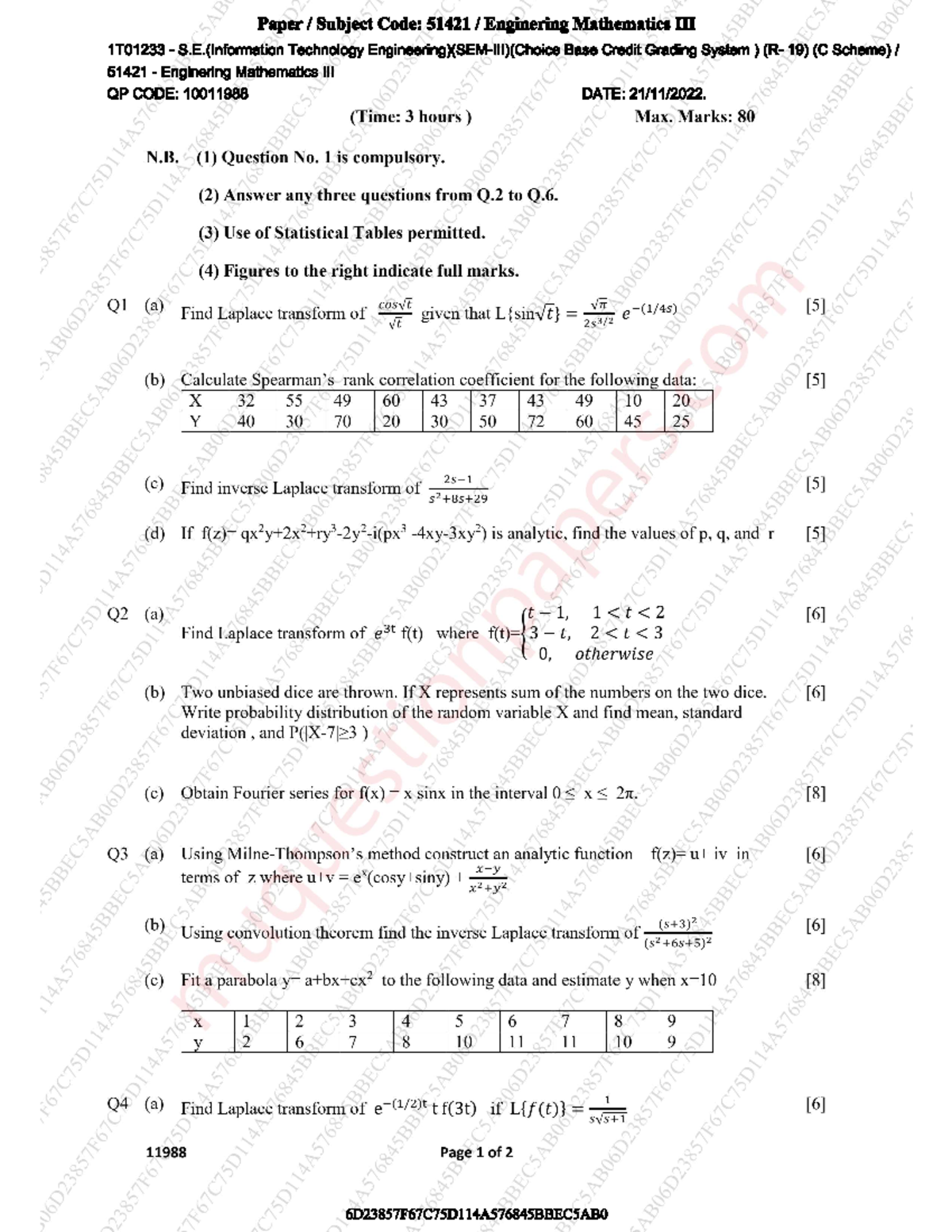 Be information-technology semester-3 2022 december engineering-mathematics-iiirev-2019 c-scheme ...