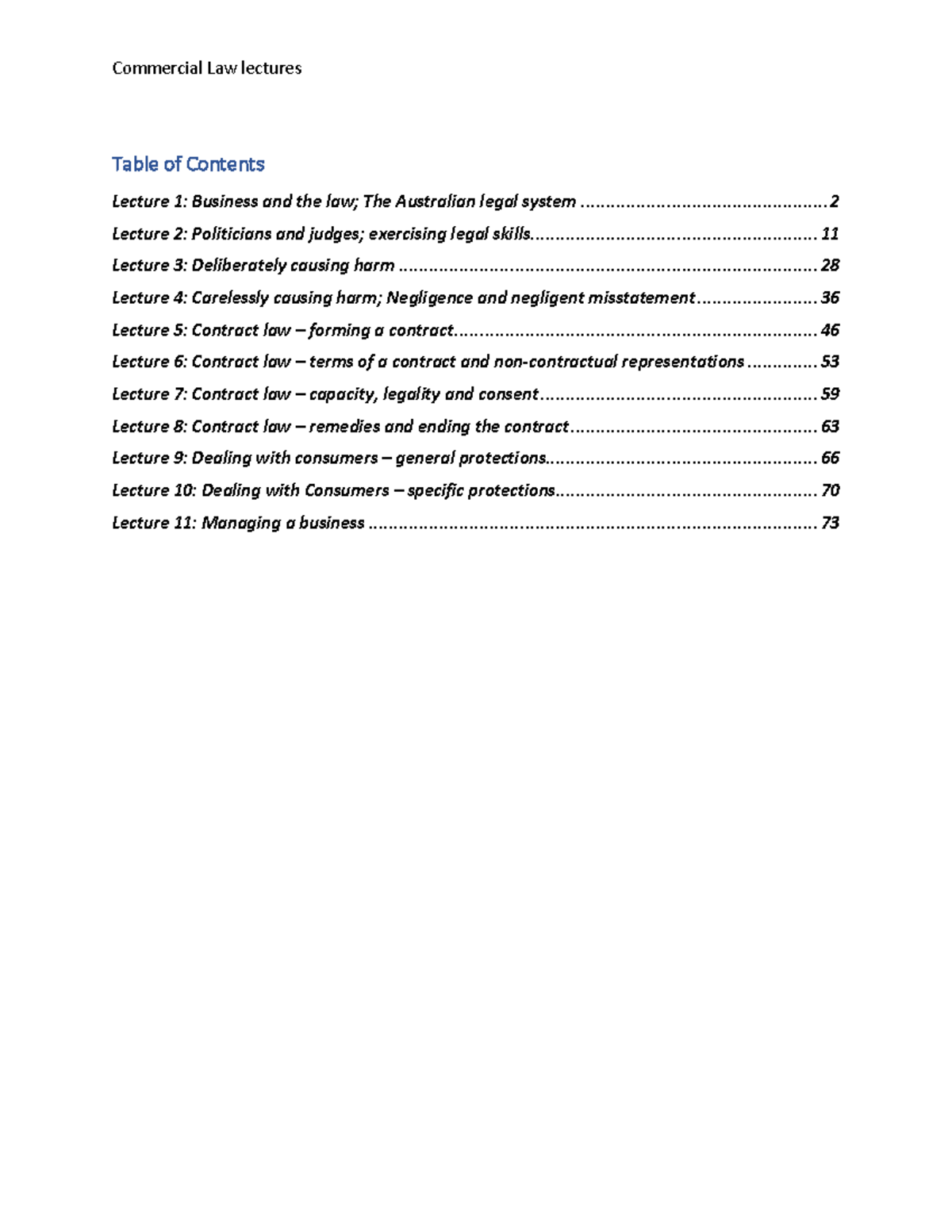 Commercial Law lectures pdf - Warning: TT: undefined function: 32 Warning: TT: undefined ...