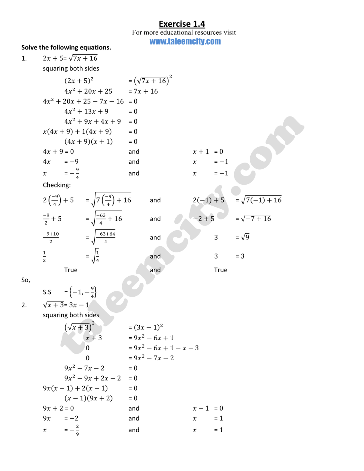 Class 10th Maths Science Group Exercise 1 - Practice class xii - Studocu