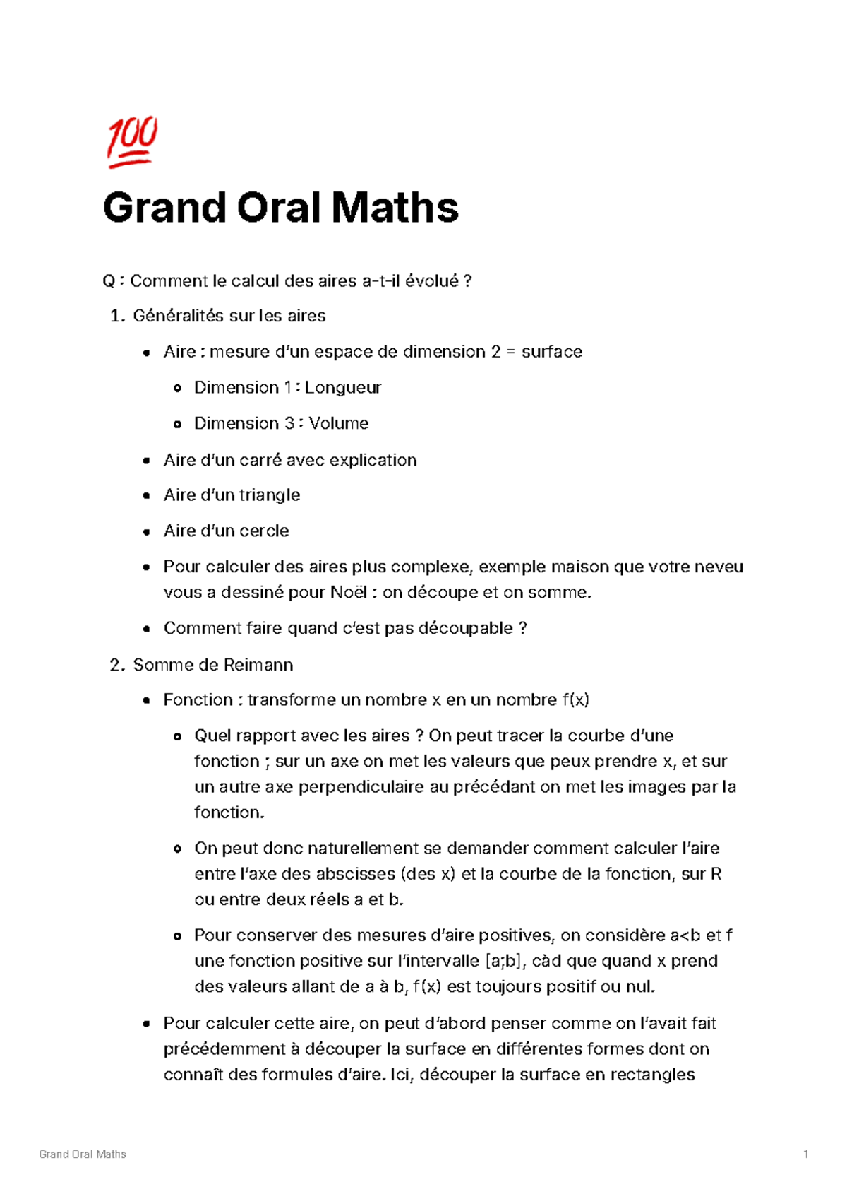 Grand Oral maths aires - Grand Oral Maths 1 💯 Grand Oral Maths Q ...