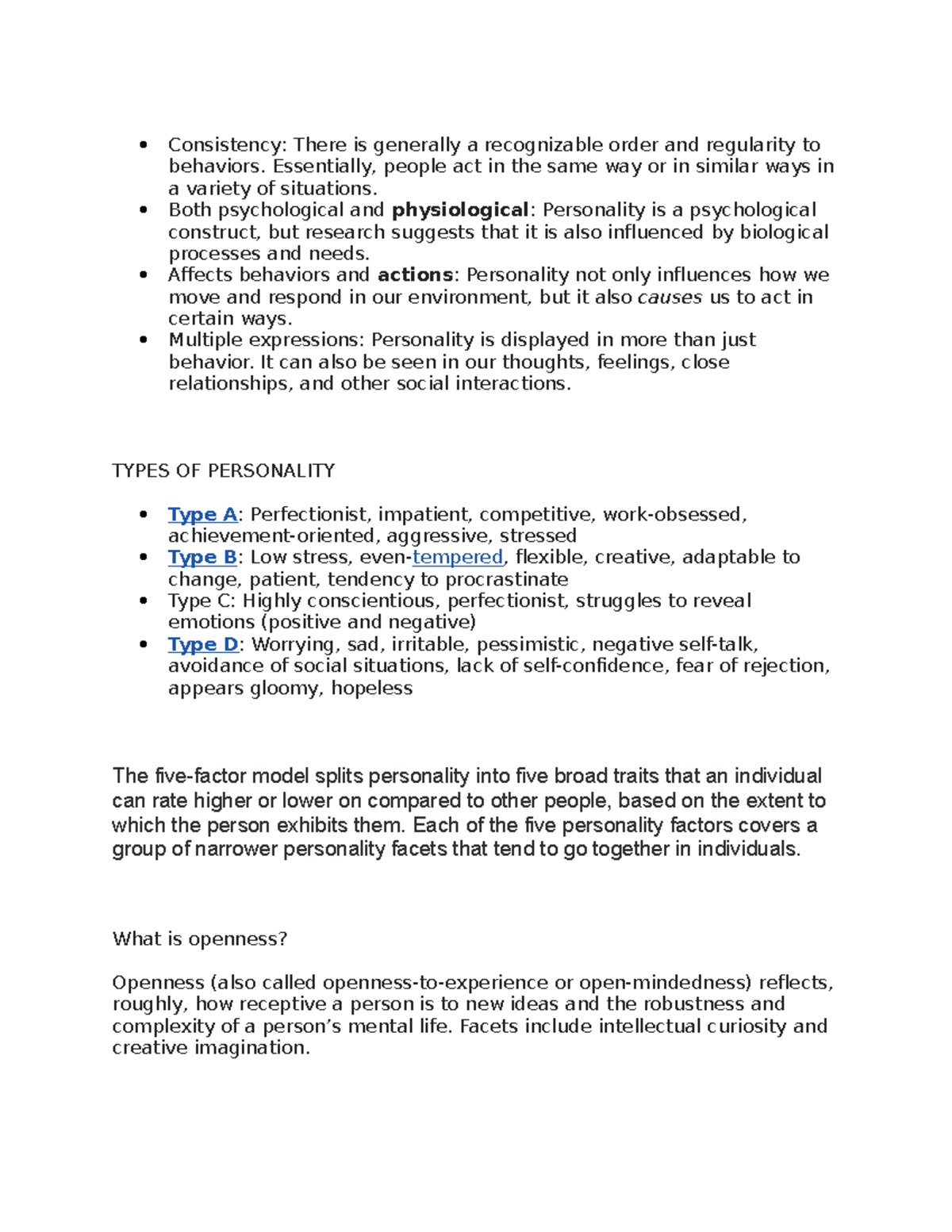 Consistency - jgfhd - Consistency: There is generally a recognizable ...