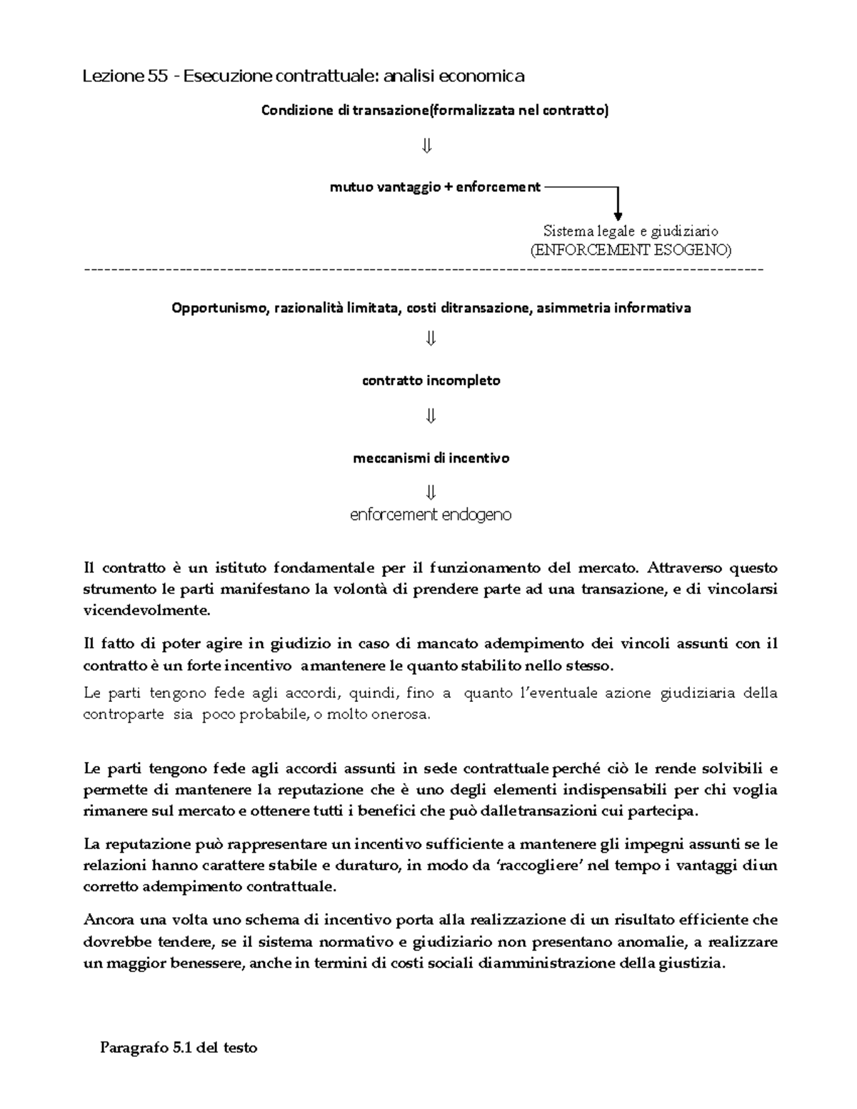 Lezione 55 - Esecuzione contrattuale analisi economica - paragrafo 5 ...