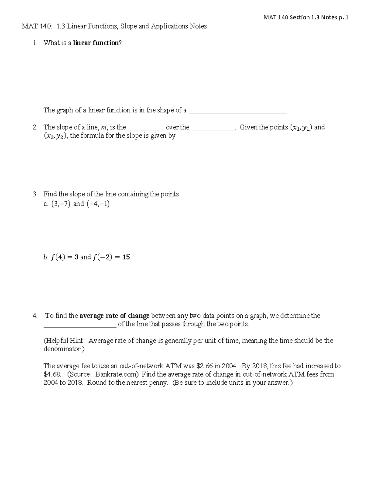 MAT140-1 - MAT140 homework assignment Professor: April Pritchett - MAT ...
