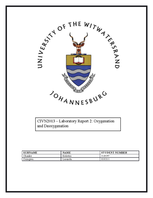 LABORATORY REPORT 2 - civn2013 - Studocu