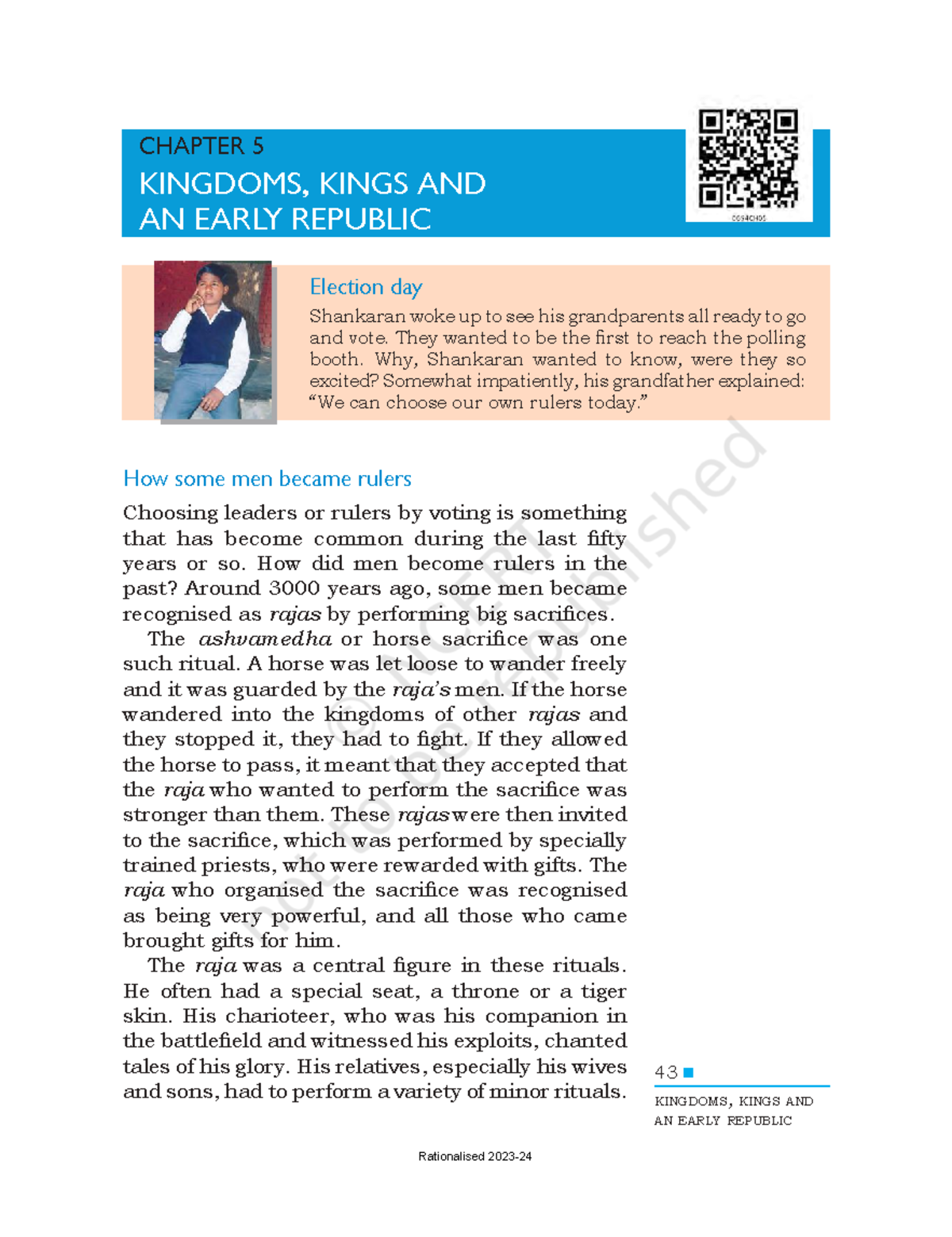 Fess105 - 43 kingdoms, kings and an early republic How some men became ...