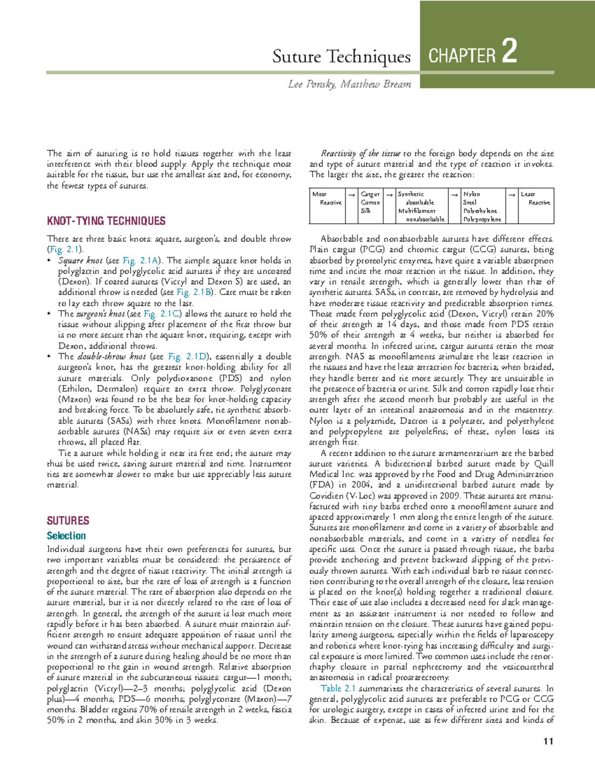 Suture-Tech-2 - SUTURING - 11 Suture Techniques Lee Ponsky, Matthew ...
