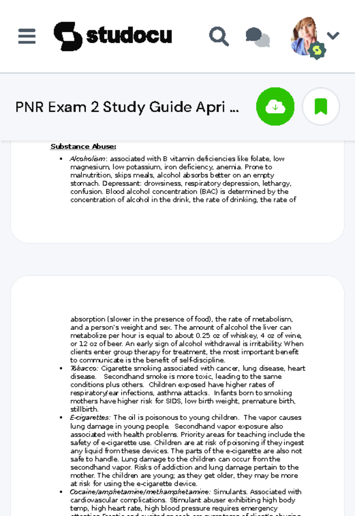 PNR Exam 2 Study Guide Apri 23 - Study Guide Exam 2 (April Term 2023 ...
