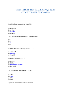 Cs101 lecturewise midterm solved mcqs - CS101 Solved Paapers Note: VuGujranwala is not ...