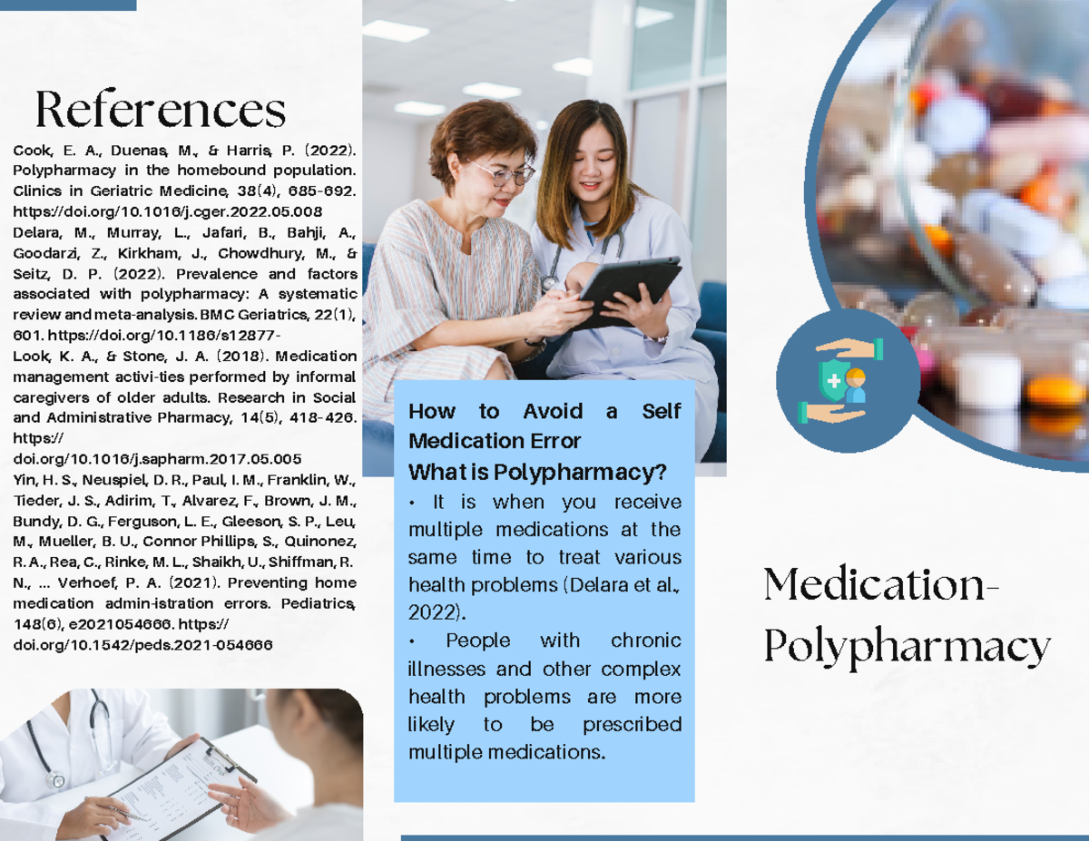 Brochure - Medication- Polypharmacy How to Avoid a Self Medication ...
