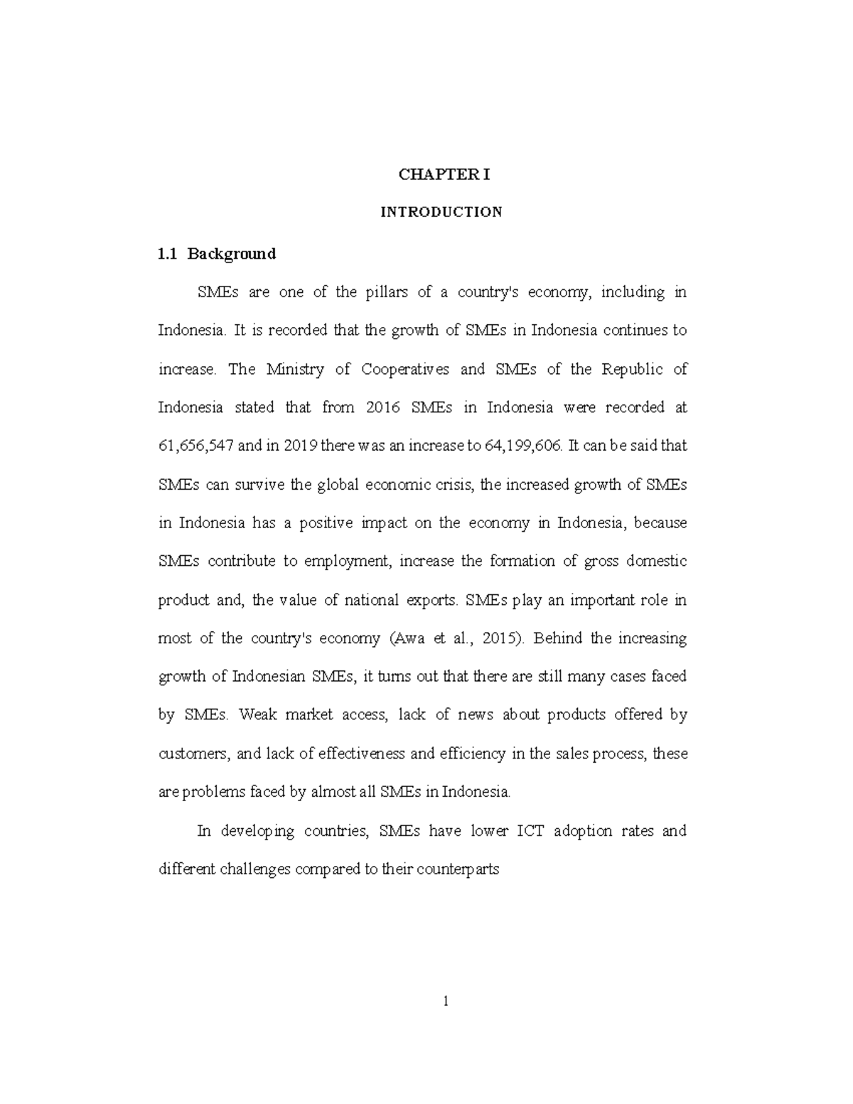THE Effect OF E- Commerce Adoption AND Dynamic Capabilities ON MSMEs ...