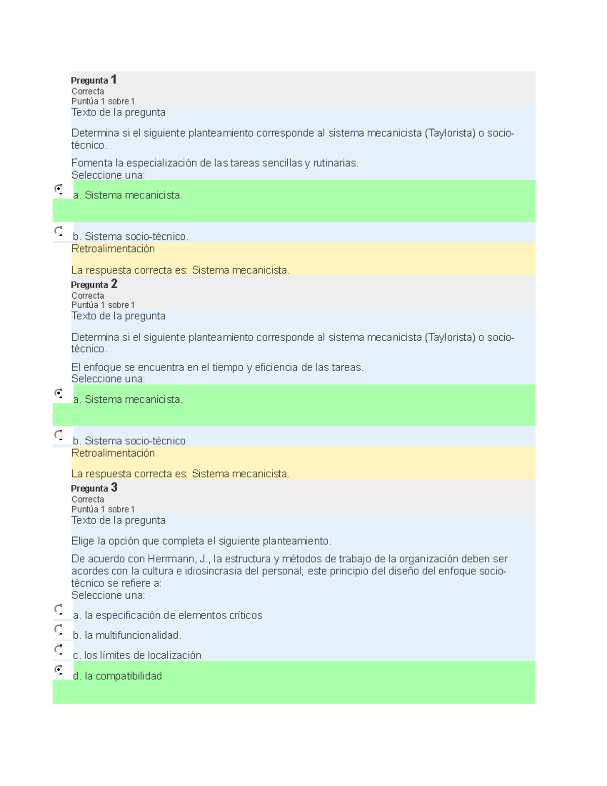 EA5. Socio o técnico Opcion 2 - Pregunta 1 Correcta Puntúa 1 sobre 1 Texto de la pregunta ...