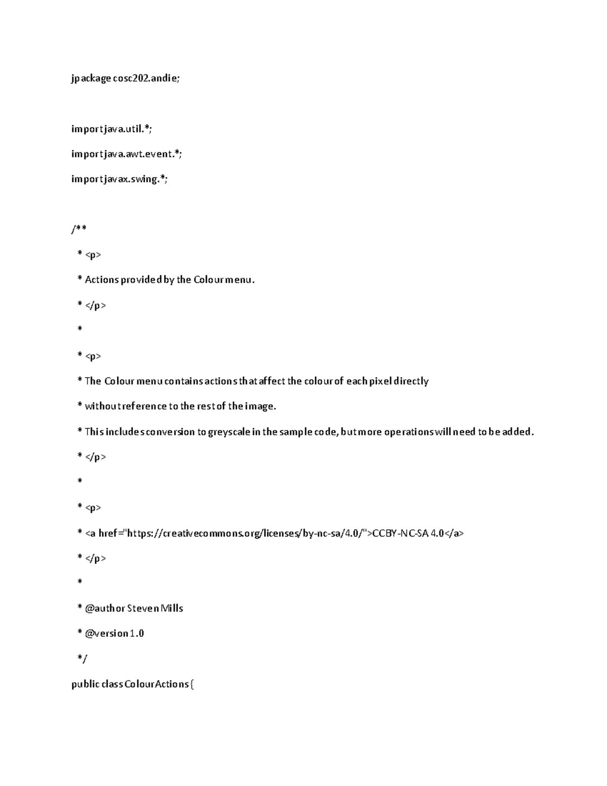 J1j - jjjjjjjjjjjjjjjjjjjjjjjjjjj - jpackage cosc202; import java ...