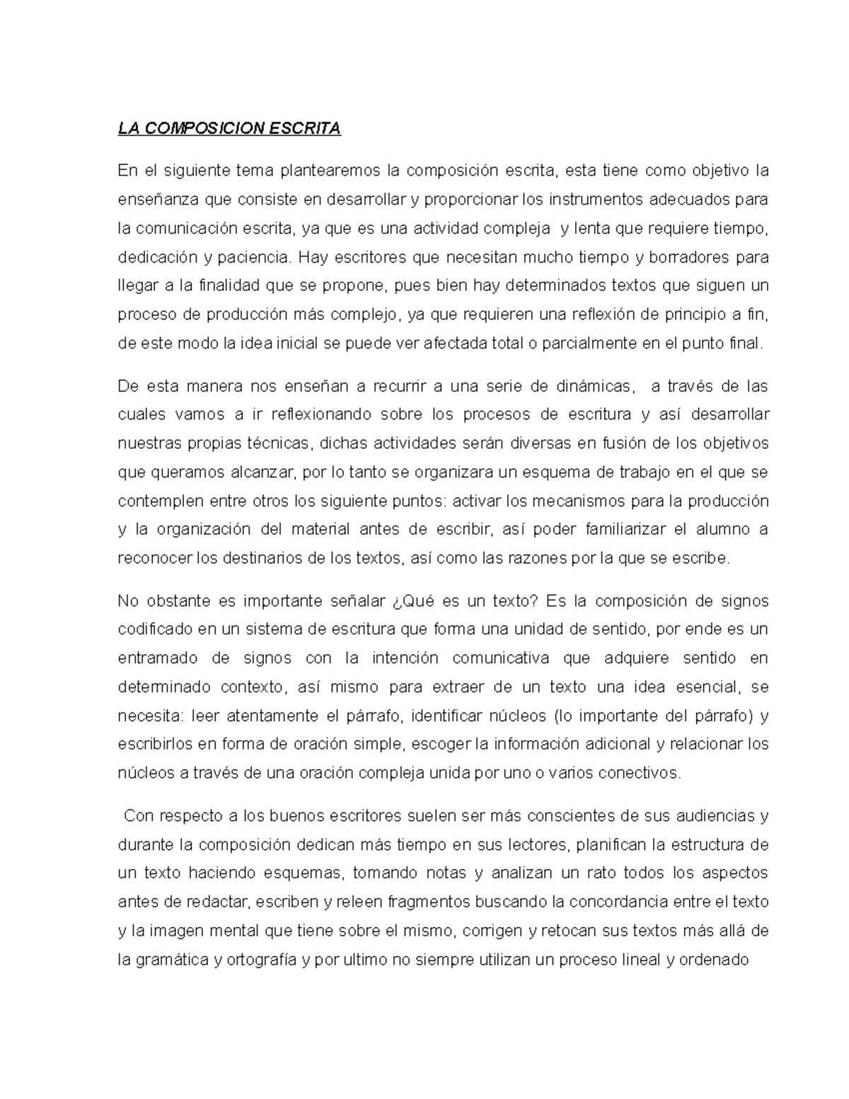 Composicion%20escrita(%20ensayo),IUAC - LA COMPOSICION ESCRITA En el ...