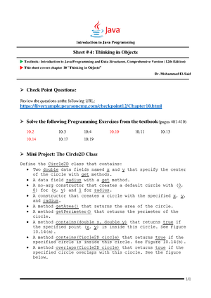 Lectures 1,2,3-GUI - Into to python - Programming - Studocu