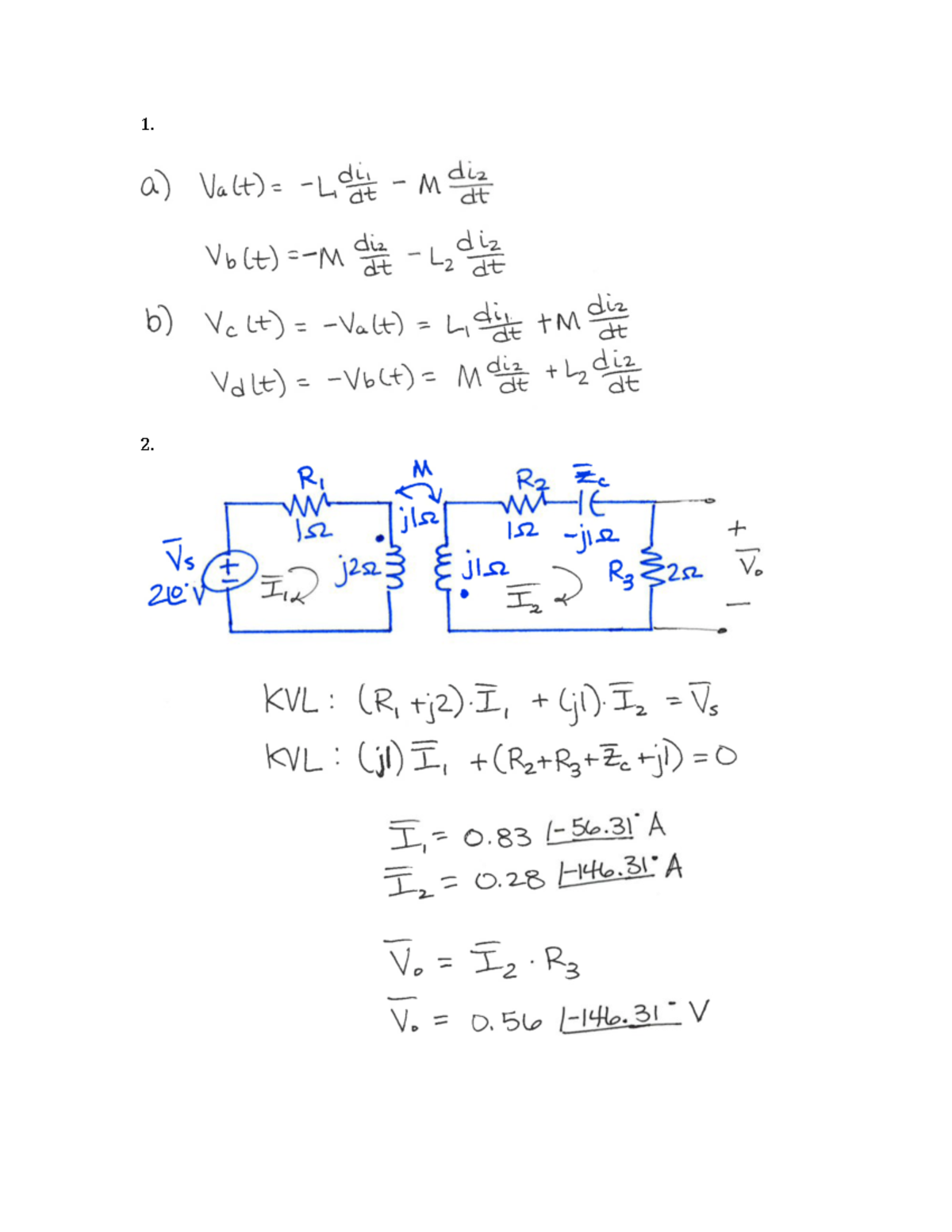 Practice Problem Set III Solutions - Electrical Circuits I - 2017/2018 ...