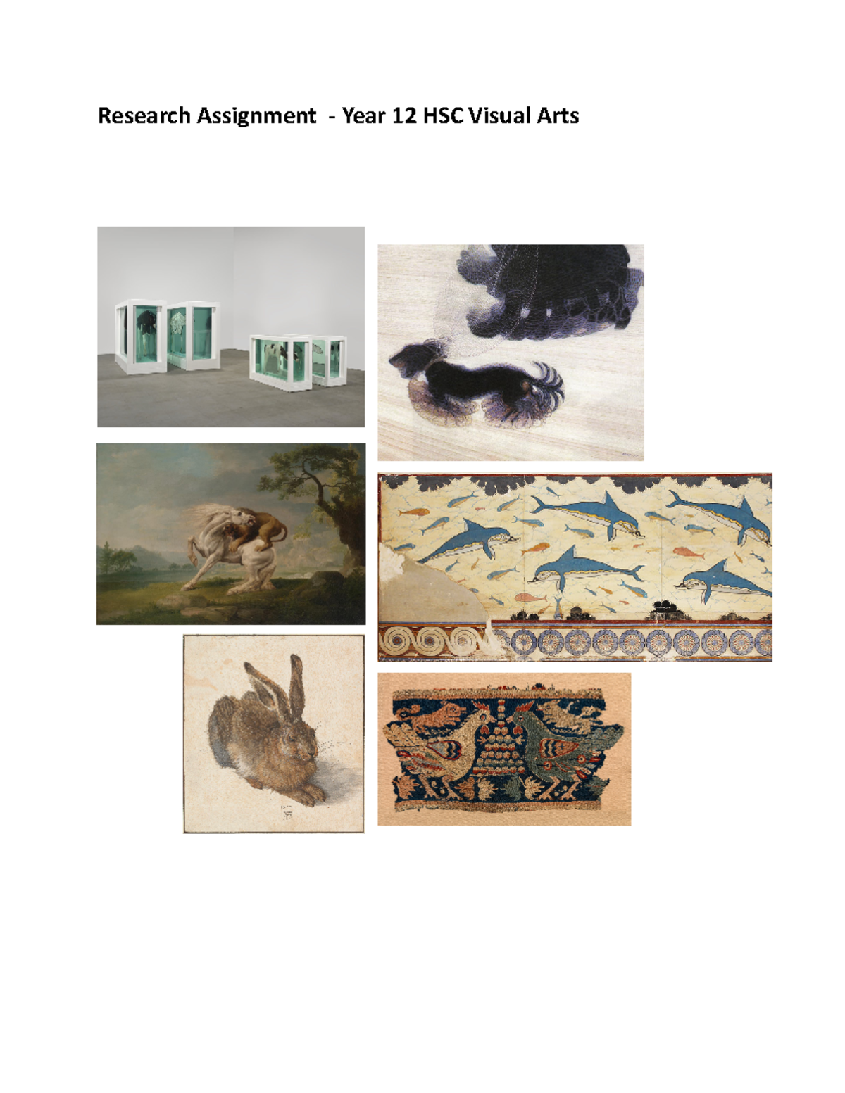 Research Assignment Year 12 Hsc Visual Arts The Artwork Becomes A