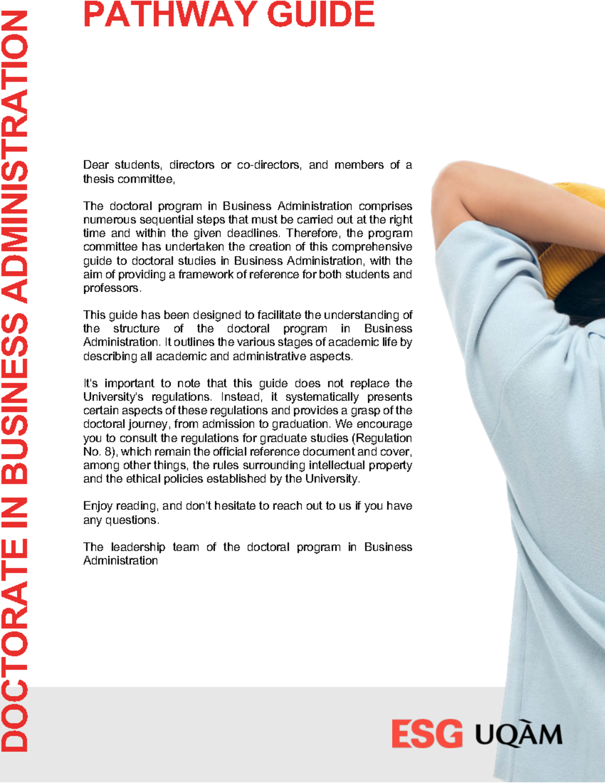 Ph D Pathway Guide 2024 - PATHWAY GUIDE Dear students, directors or co ...