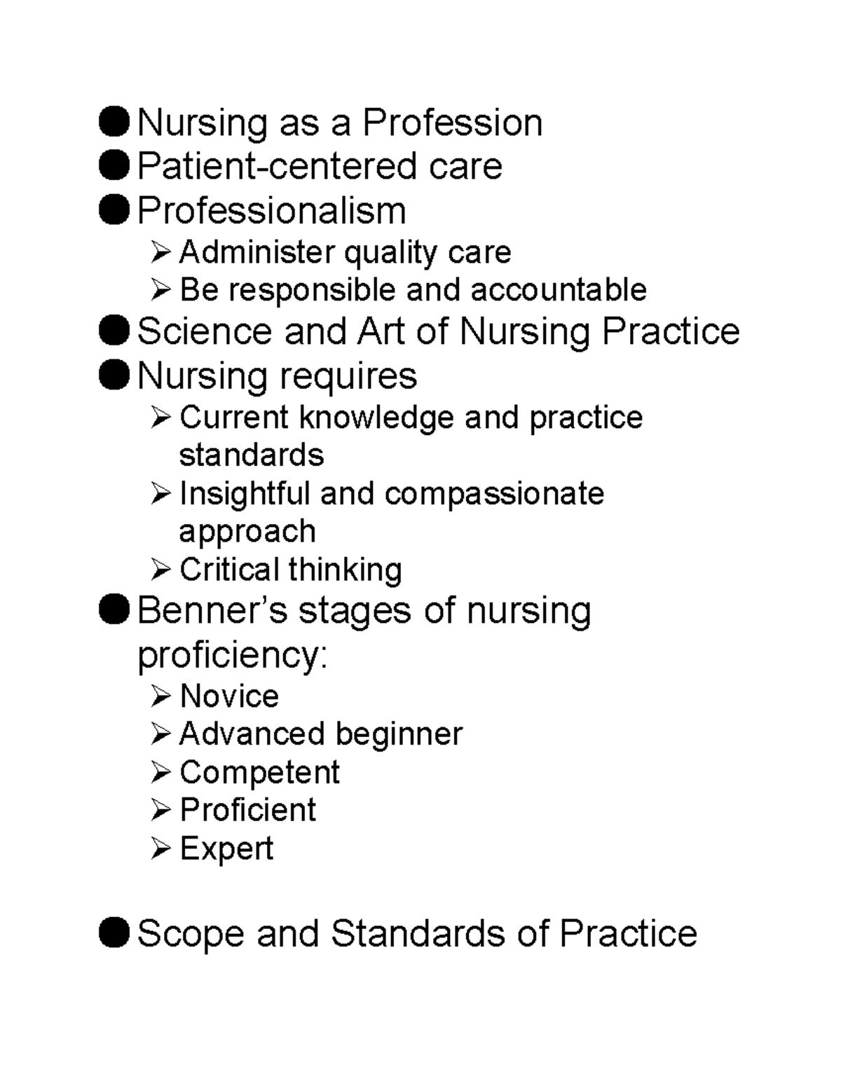 Nursing today, Fundamentals of nursing chapter 1 study guide - Nursing ...